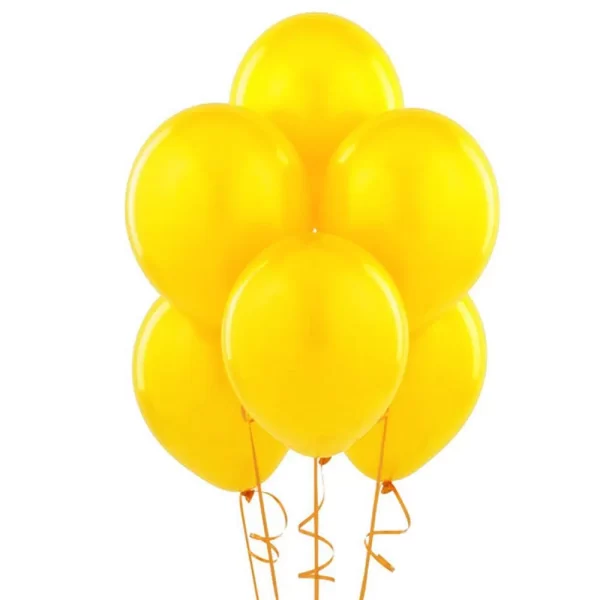 Festo, baloni classic, žuta, 50K