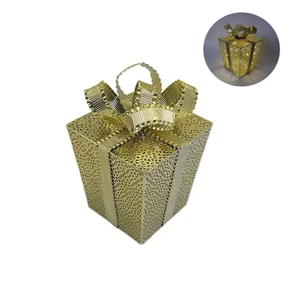 Shimmer, novogodišnja dekoracija, metalna, poklon, 21cm