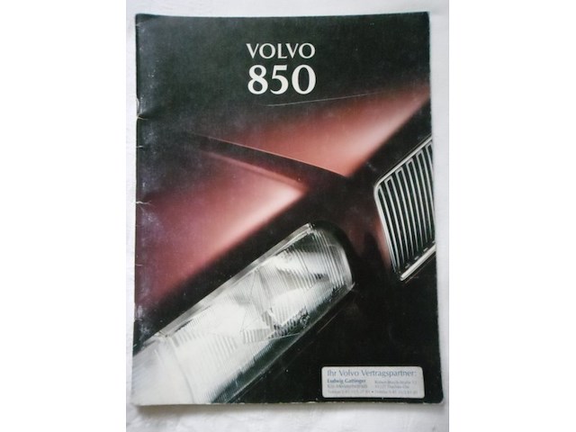 Prospekt Volvo 850, A 4, nemački, 47 str.