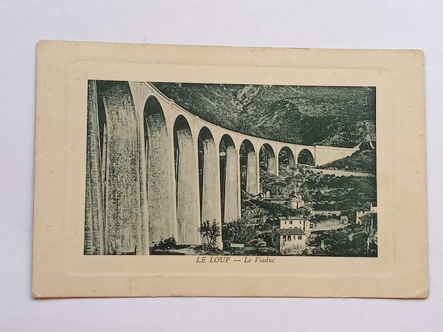 Most - Reka Loup - Francuska - Putovala 1929.g -