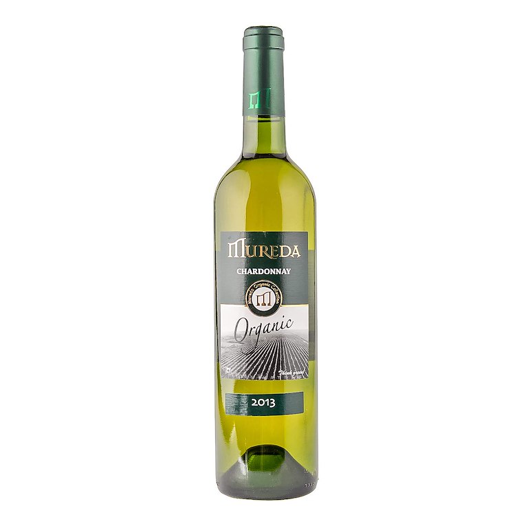 Mureda Chardonnay Organic belo vino 0,75l