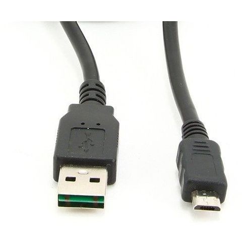 CC-mUSB2D-1M Gembird Double-sided USB 2.0 AM to Micro-USB cable, black, 1 m