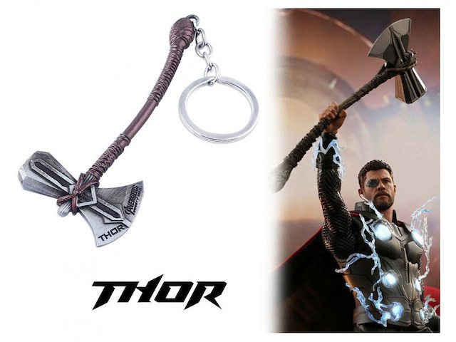 Privezak Za Kljuceve Avengers Thor Axe Weapon Model 1