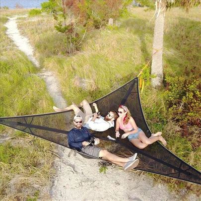 Ležaljka za kampovanje ležaljka za drvo Trougao