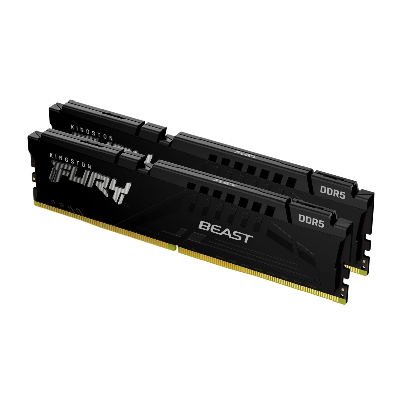 Kingston DDR5 64GB (2x32GB) 5200MHz Fury Beast black (KF552C40BBK2-64) memorija za desktop