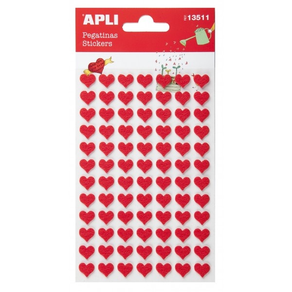 Stikeri samolepljivi srca APLI 13511