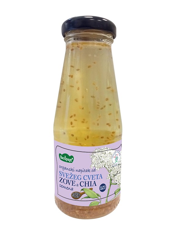 Napitak zova & chia sa agavom (organski proizvod) 200 ml Bio Špajz