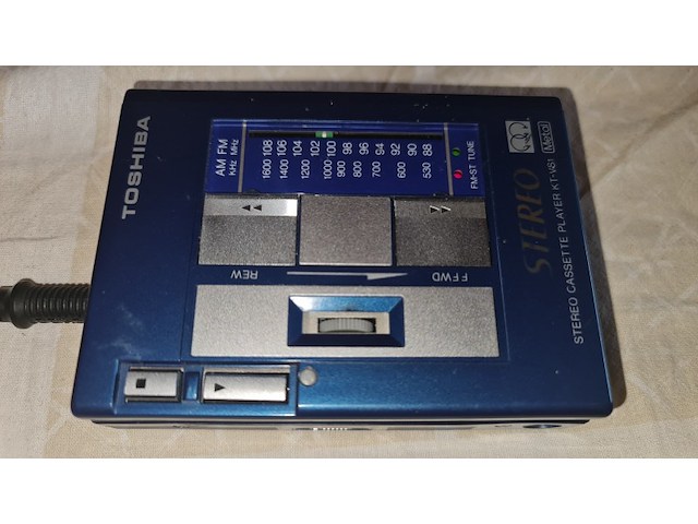 Toshiba stereo cassette player KT-VS1 + AM/FM kaseta