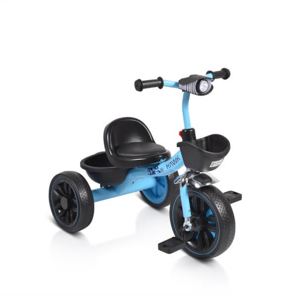 Dečiji tricikl Hawk sa svetlom – plavi, can0739