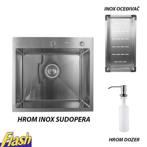 Hrom INOX Sudopera (SET) – SanDonna – HD5550R
