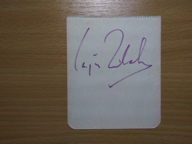 Lajoš Zilahi / Originalni Potpis / Autogram