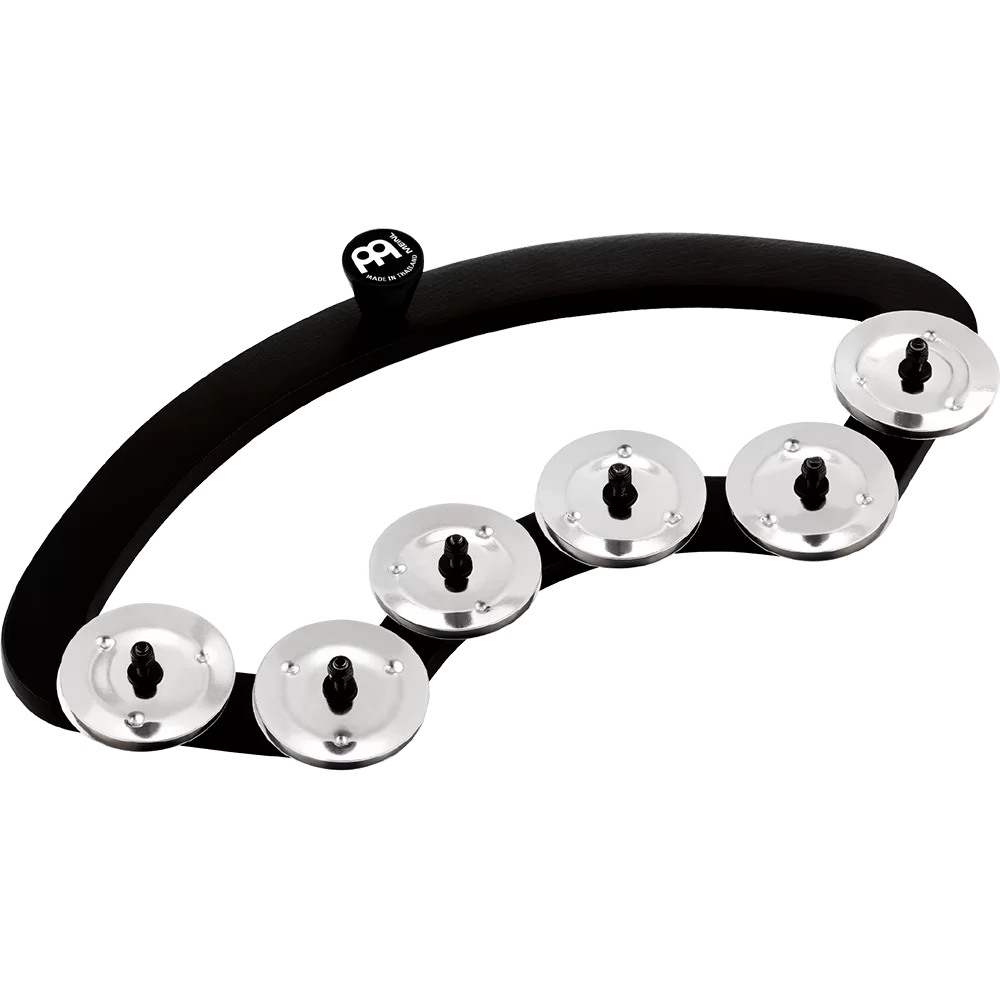 Meinl BBTA2 BK BACKBEAT TAMBOURINE, FOR 13" - 14" DRUMS