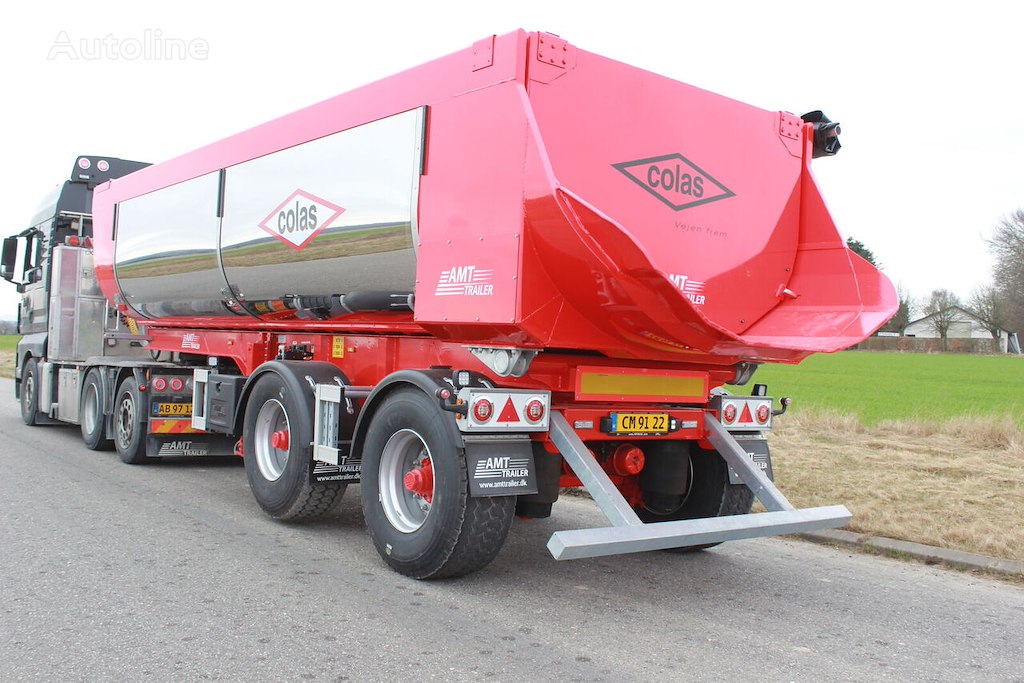 Nova ATM TA210 2 akslet asfalt trailer m. HARDOX indlæg og Tridec poluprikolica kipera
