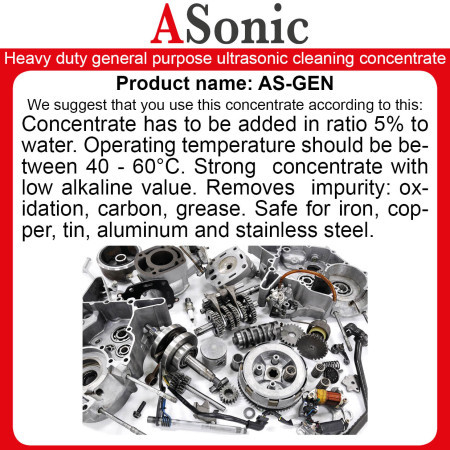 ASonic AS-GEN-1 ultrazvučna kada ( u7004 )
Profesionalni koncentrat za čišćenje