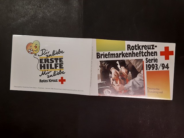 Nemačka 1993.-2 Karnet Crveni Krst # Žig. komplet