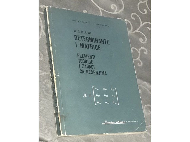 Determinante i matrice-Belajčić