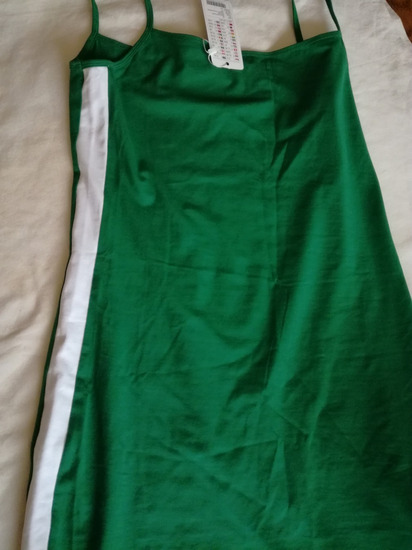 Nova zelena sportska haljina bretele L/XL