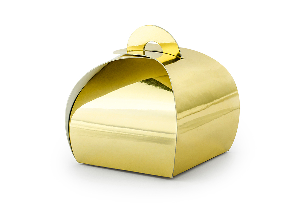 Kutijice Zlatne 6cm – 10 kom
