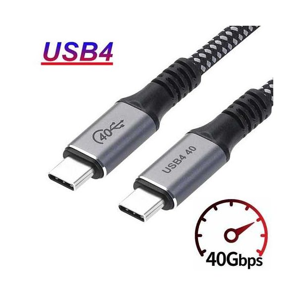 VELTEH USB kabl tip C 0.5m thunderbolt 3 KT-USB4 0.5m