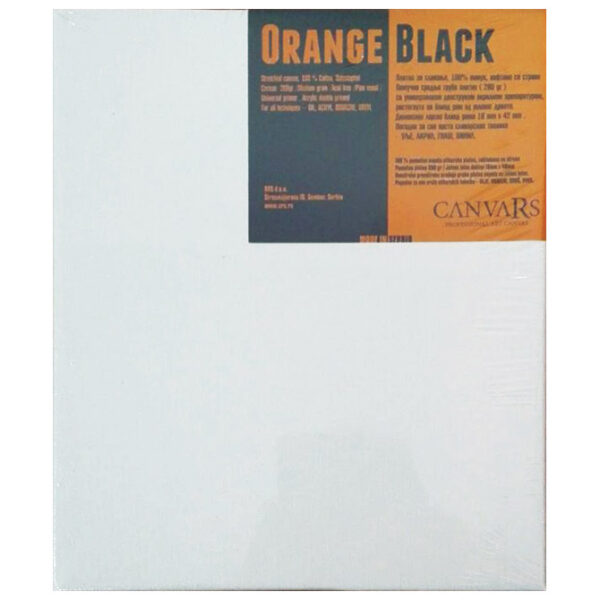Slikarsko platno OrangeBlack 100x100cm, Canvars