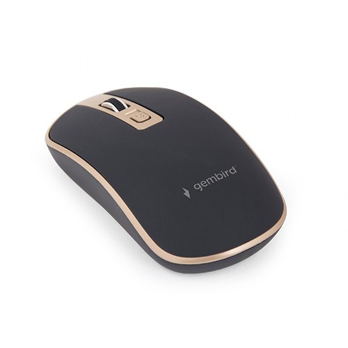 Gembird Wireless optical mouse, black-gold | MUSW-4B-06-BG