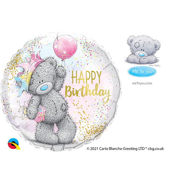 19271
18″ Foil Tatty Teddy Birthday Balloons