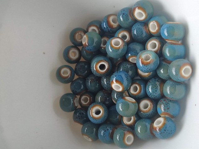 (A1006) Porcelanske perle plave 1kom