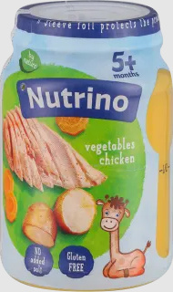 Nutrino - pire od mesa - piletina i povrće 190g