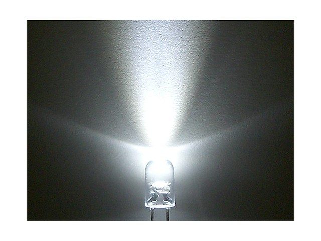 LED dioda 5mm BELA