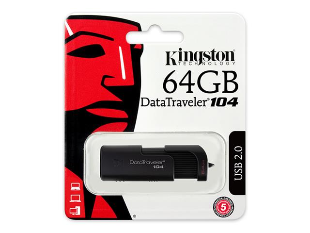 Kingston USB fleš, DT104, 64GB