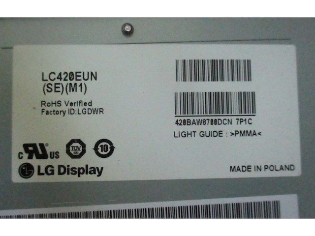 LED Panel 42`  LC420EUN   (SE)   (M1)