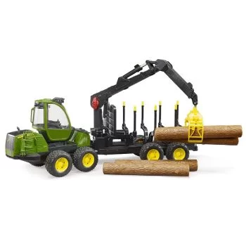 Traktor JD 1210E sa prikolicom i drvima 021337
Traktor JD 1210E sa prikolicom i drvima 021337