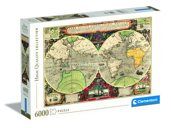 Clementoni puzzle 6000 hqc antique nautical map ( CL36526 )