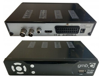 Gembird DVB-T2 set top box USB/HDMI/Scart/RF-out, PVR, Full HD, H264, hdmi-kabl, modulator 1290 G...