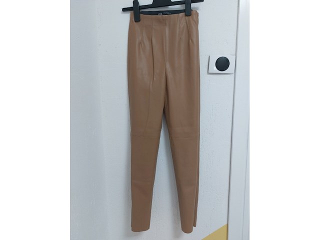 Zara kožne helanke -pantalone, XS,34-36 vel.