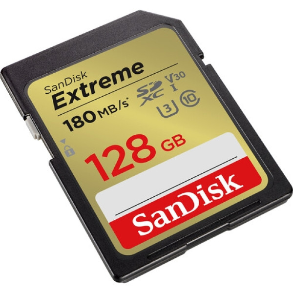 SanDisk SDXC 128GB Extreme 180MB/s UHS-I