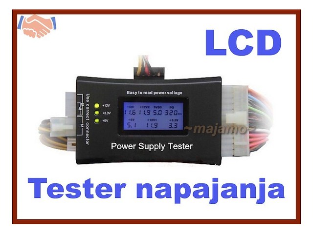 LCD tester napajanja za PC - NOVO -