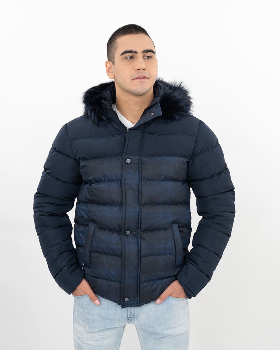 Muška zimska jakna – Sportska i Casual – BM 102 – Teget