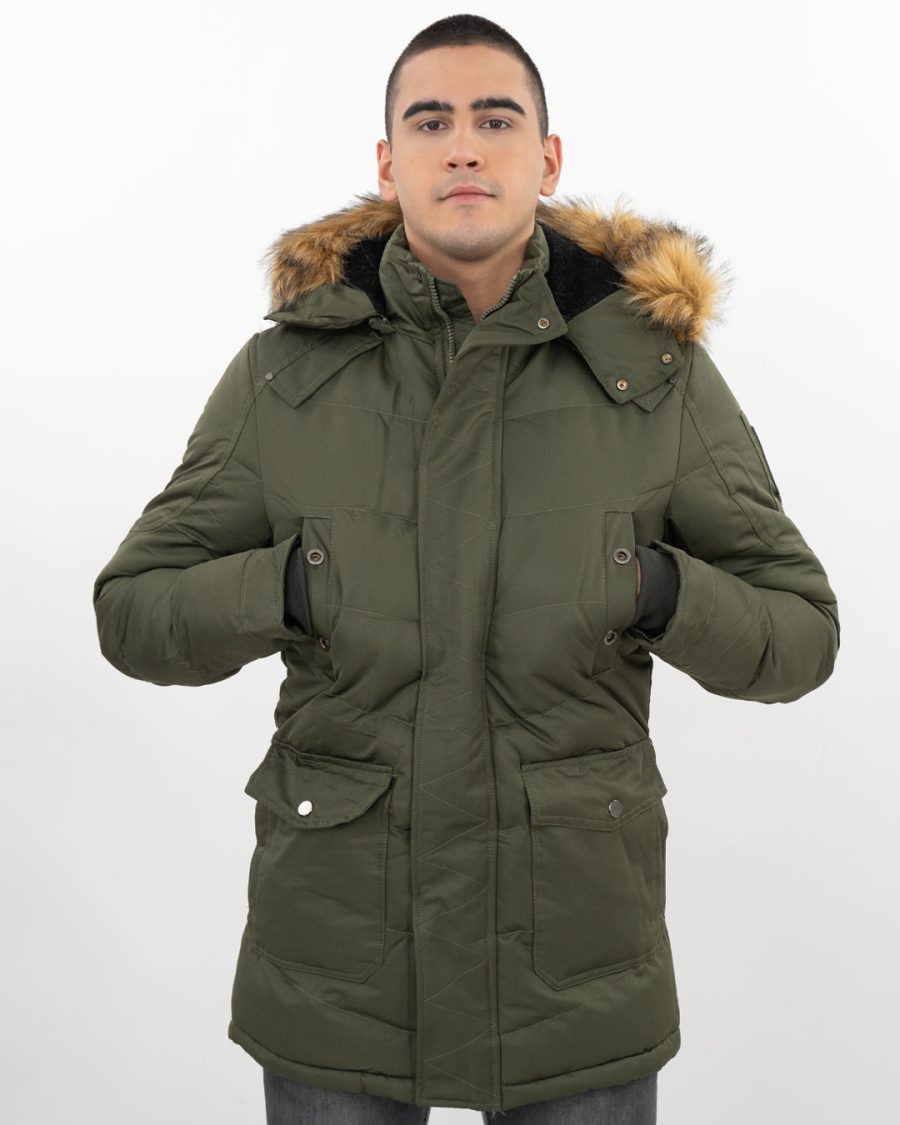 Muška zimska jakna – Sportska i Casual – H&S 1051 – Zelena