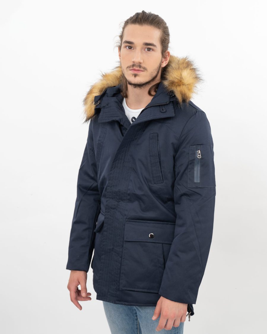 Muška zimska jakna – Sportska i Casual – BY 3340 – Teget