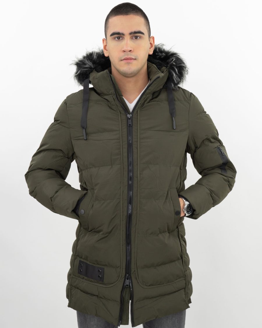 Muška zimska jakna – Sportska i Casual – BY 3373 – Zelena