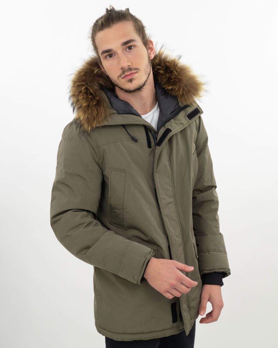 Muška zimska jakna – Sportska i Casual – FL 110 – Zelena