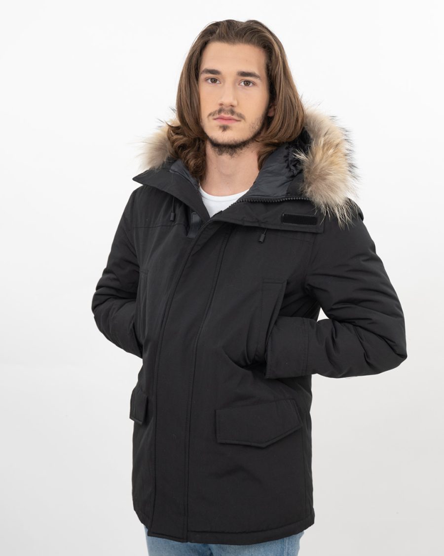 Muška zimska jakna – Sportska i Casual – FL 110 – Crna