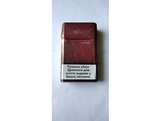 Kutija od cigareta Davidoff