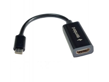 GEMBIRD A-CM-HDMIF-03 ** Gembird TYPE-C TO HDMI 11cm CABLE (alt.A-CM-HDMIF-01, 540)