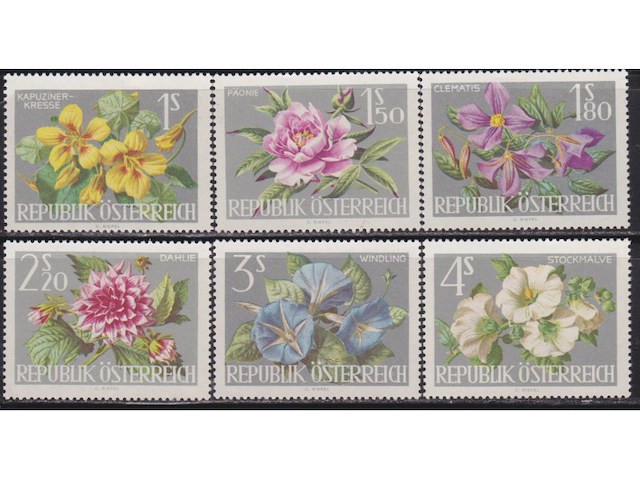Austrija 1964 Flora-cveće čisto