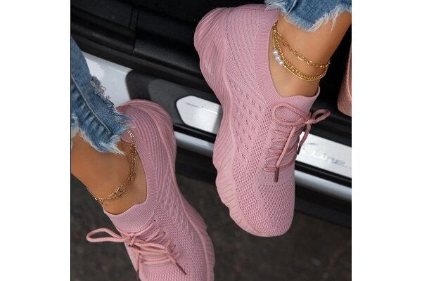Sportske cipele sa vezicama, roze, veličina 37