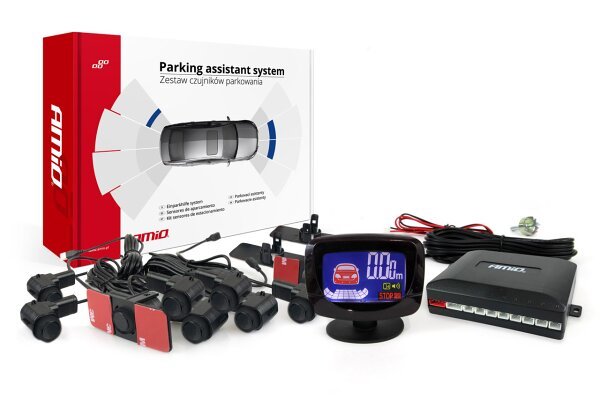 Set parking senzora, revers LED-GRAF 8 senzora crni unutrašnji 16.5mm