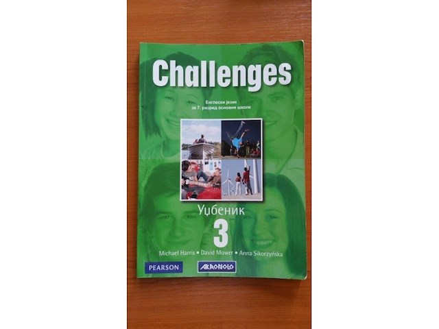 Challenges 3 udžbenik+radna sveska+CD engleski jezik