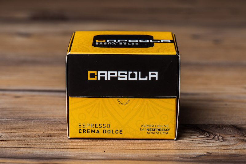 CAPSULA crema dolce 1/10- NESPRESSO™ KOMPATIBILNE KAPSULE